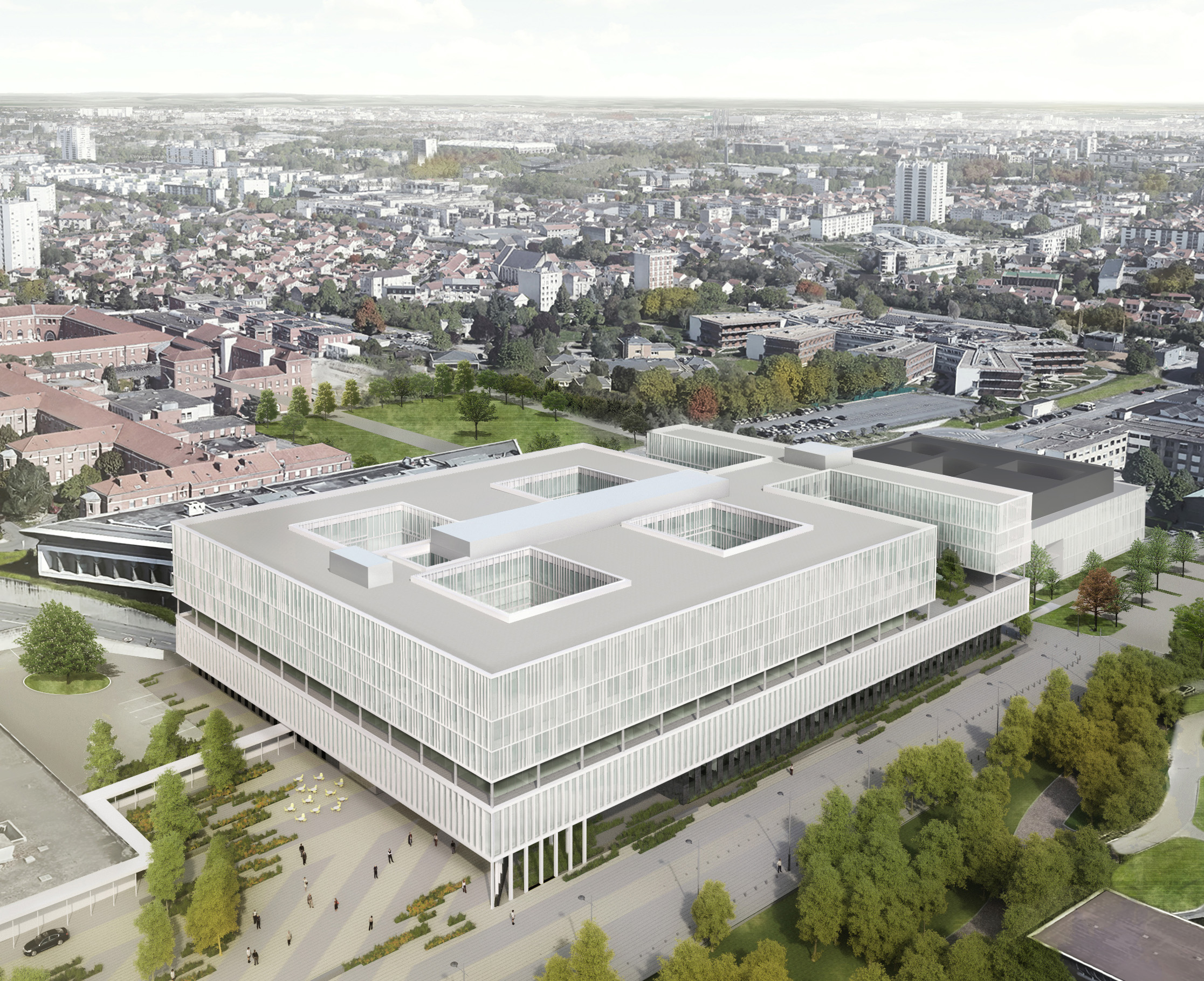 Architecture hospitalière - Nouvel Hôpital de Reims - Groupe-6